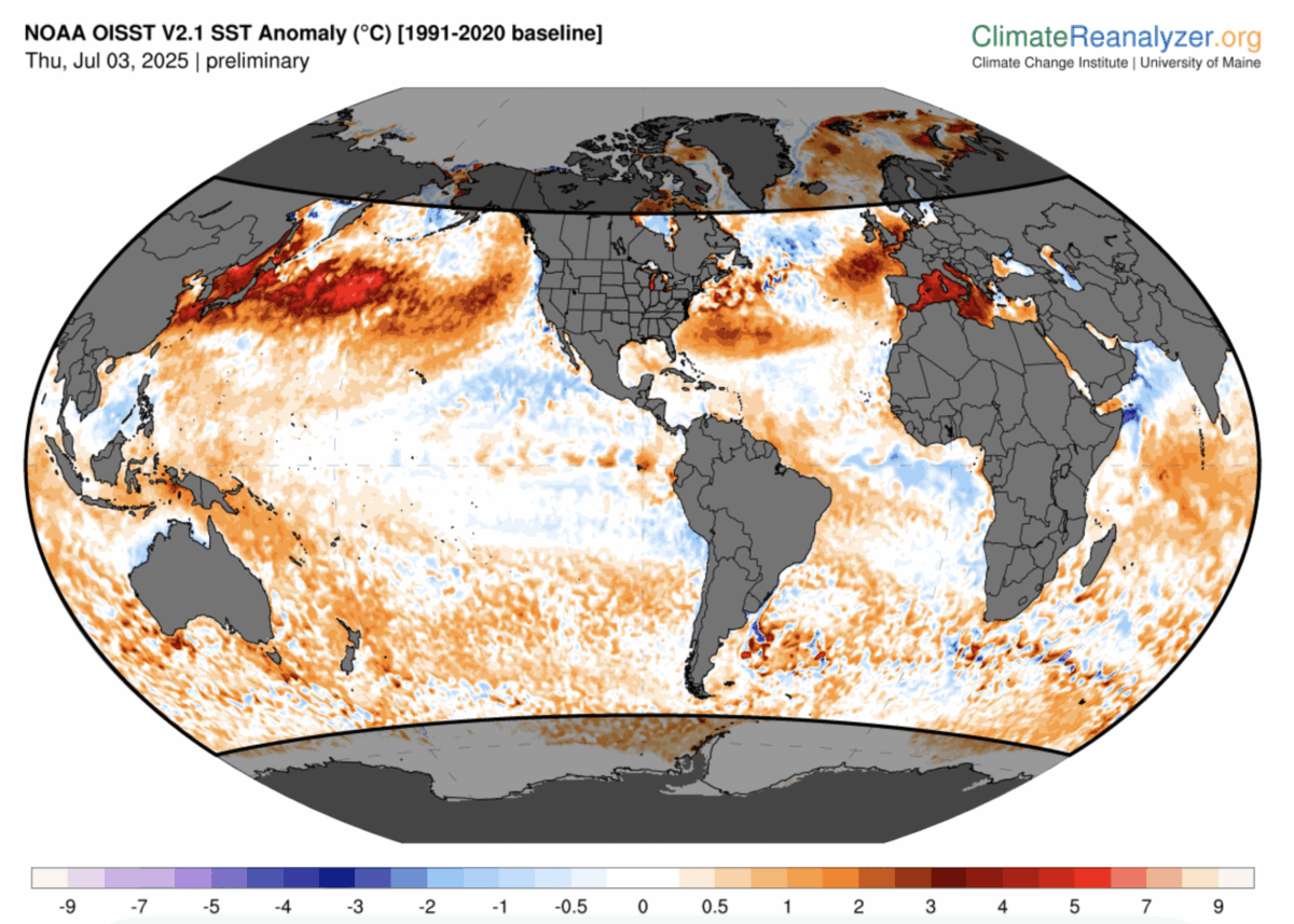 The Mediterranean Sea is experiencing a record-smashing heat wave